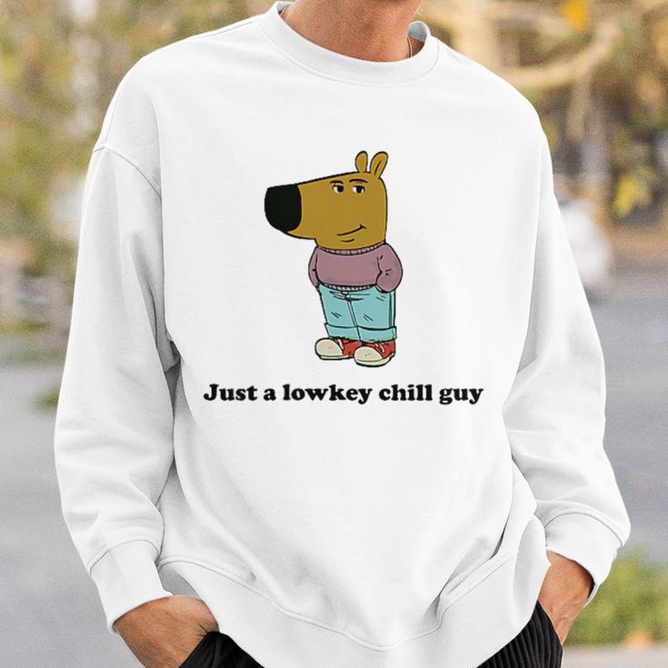 Just A Lowkey Chill Guy Meme Lowkey Chill Guy Sweatshirt | Mazezy
