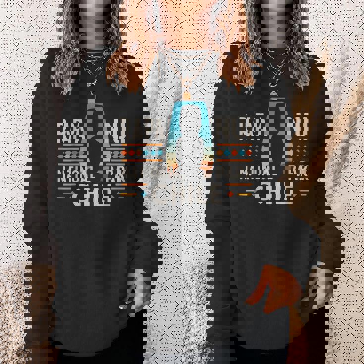 Chile National Park Rapa Nui Moai Statue Easter Island Sweatshirt ...