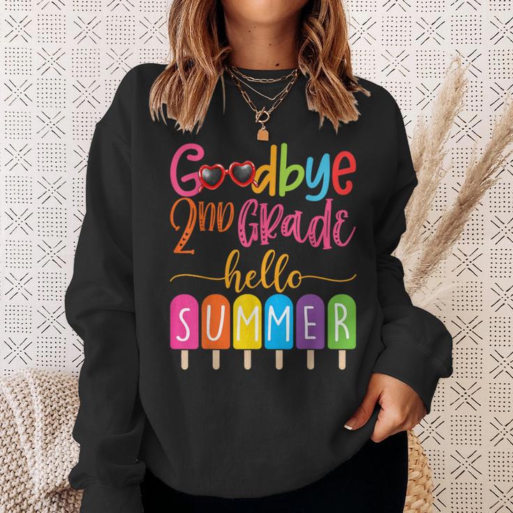 Goodbye 2nd Grade Hello Summer Popsicle Ice Cream Holiday Sweatshirt ...
