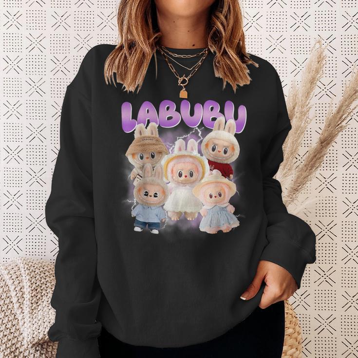 Labubu Cute Labubu The Monsters Meme Vintage Sweatshirt - Monsterry