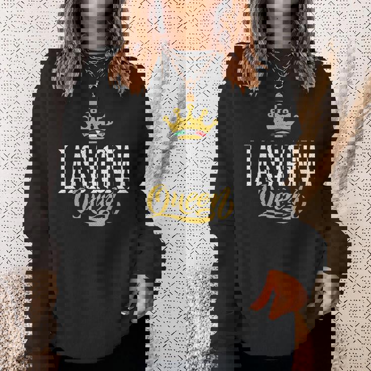 Lasagna Queen Italian Food Pasta Cooking Lasagne Premium Sweatshirt ...