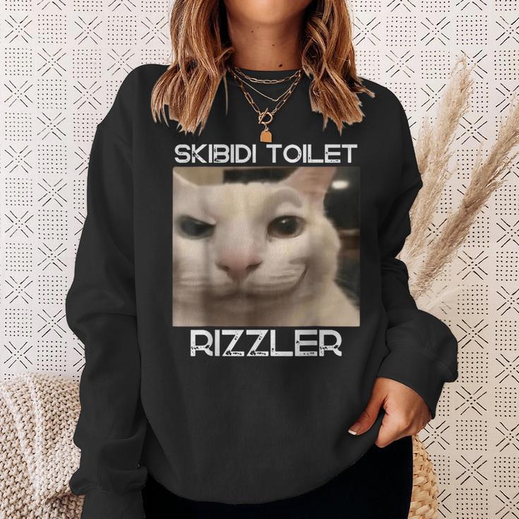 Skibidi Toilet Rizzler Meme Memes Internet Memes Genz Sweatshirt ...