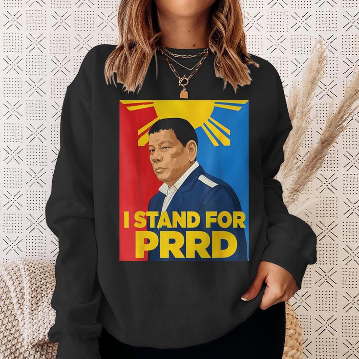 I Stand For Prrd Supporter Digong Duterte Philippine Du30 Sweatshirt ...