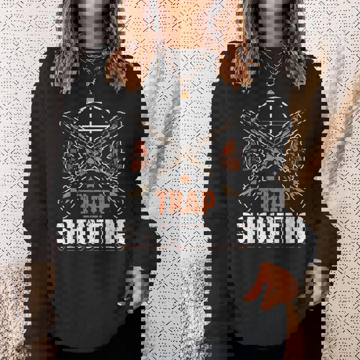 Trap Shooting Pigeon Shotgun Pull Clay Shooting Sweatshirt - Monsterry AU