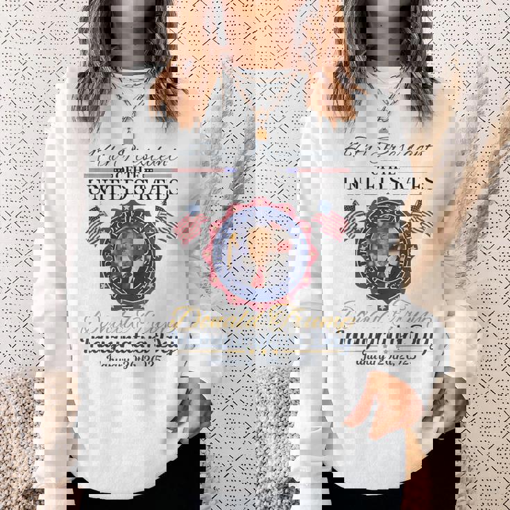 Trump Inauguration Day 2025 47Th Us President Inauguration Sweatshirt ...