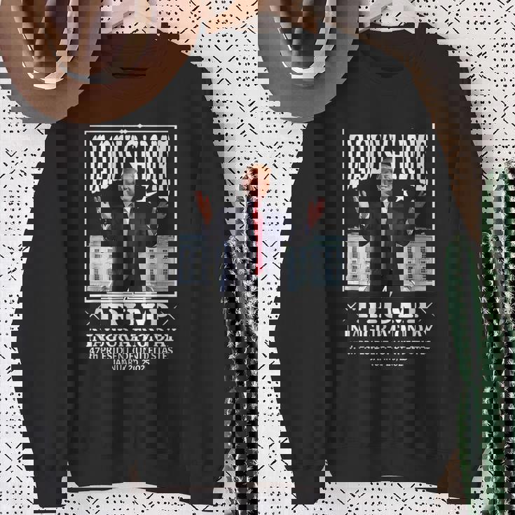 Daddy Home Donald Trump Inauguration Day 2025 Sweatshirt - Thegiftio