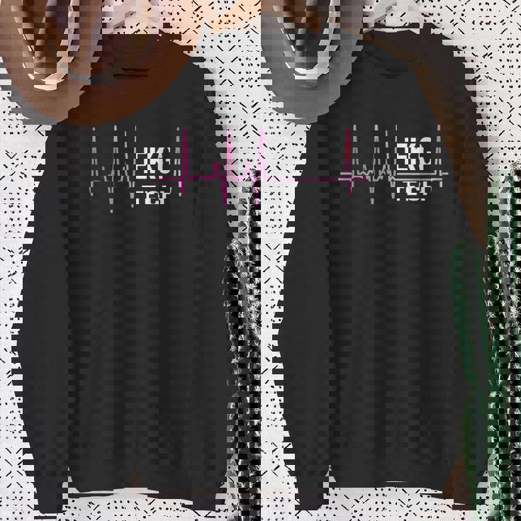 EKG Tech Electrocardiogram ECG Technician Monitor Tech Sweatshirt - Monsterry