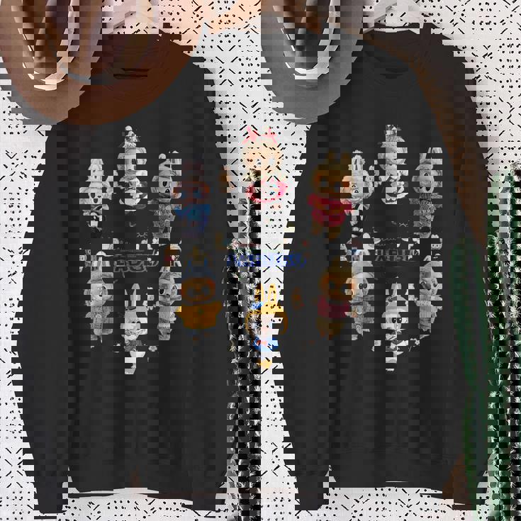 Labubu The Monsters Pink Merry Christmas Sweatshirt - Monsterry