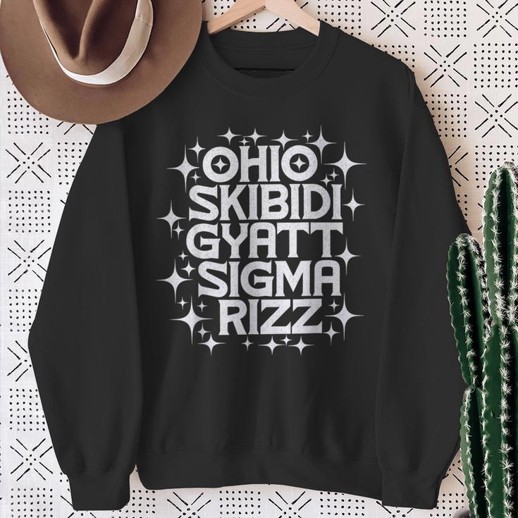 Ohio Skibidi Gyatt Sigma Rizz Rizzler Toilet Meme Sweatshirt - Thegiftio