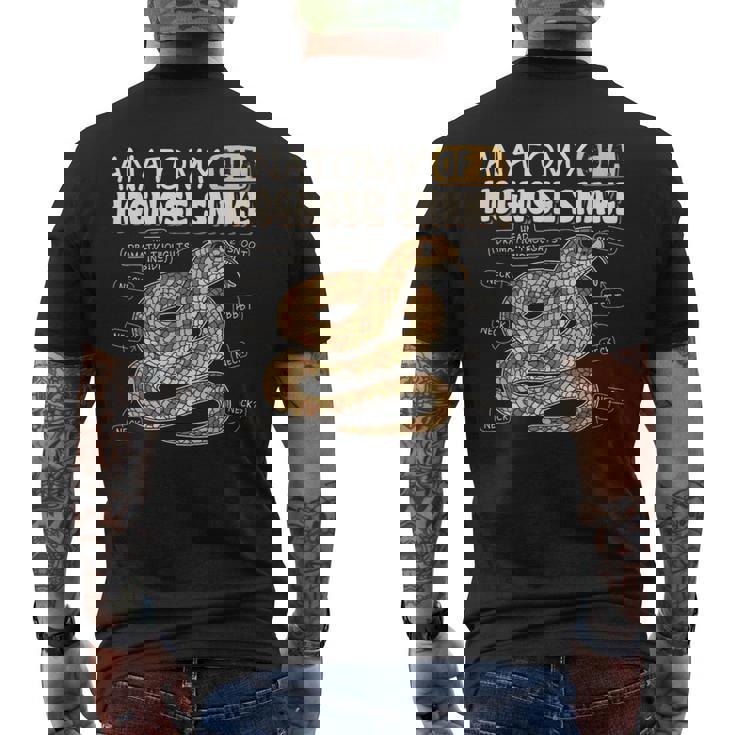 Anatomy Of A Hognose Snake Reptile Lover Men's Back Print T-Shirt ...