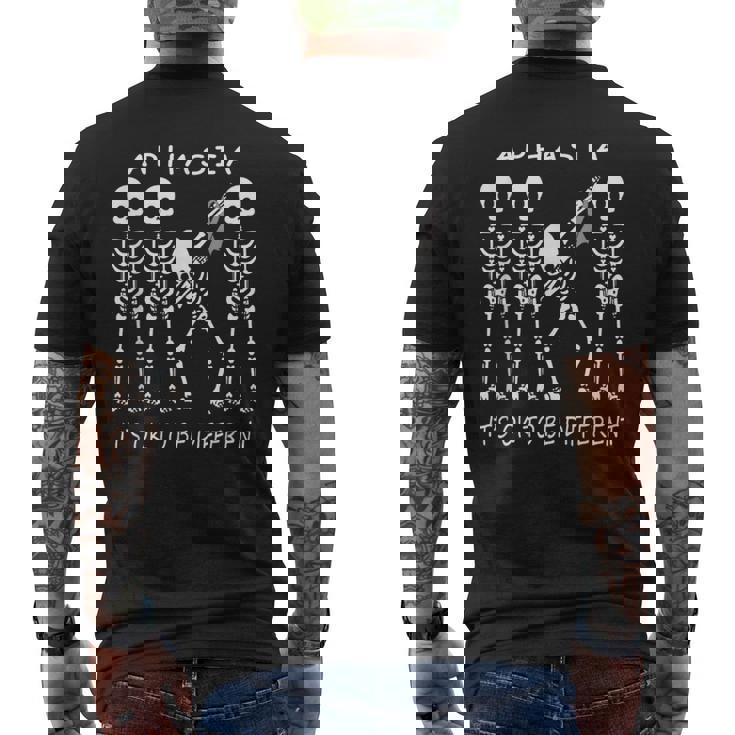 Aphasia Awareness Monthaphasia Warrior Men's Back Print T-Shirt - Monsterry