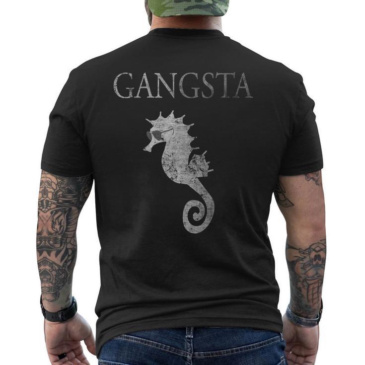 Baby Sea Horse Idea Sunny Gangsta T-Shirt Men's Back Print T-Shirt ...