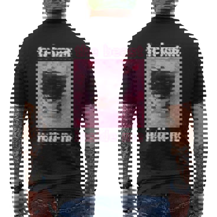 The Beast Inside Me Cat Meme Silly Cat Internet Memes Men's T-shirt ...