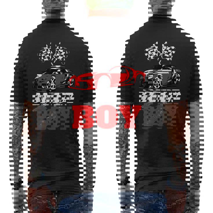 Birthday Boy Race Car Birthday Racing Driver Theme Party Men's T-shirt ...