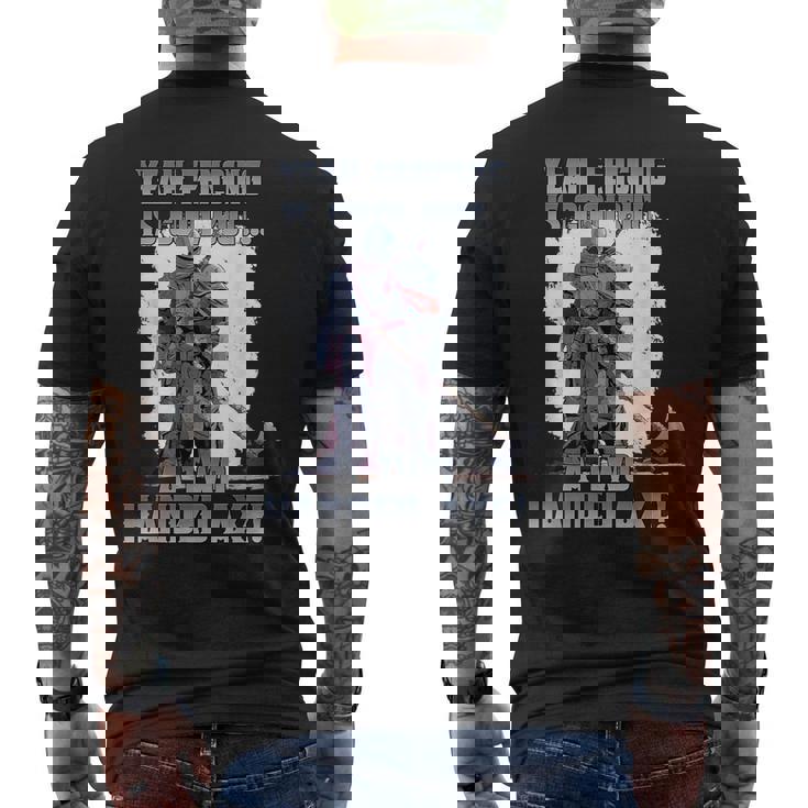 Bouhourt Medieval Knight Tournament Tjost Buhurt Men's Back Print T ...