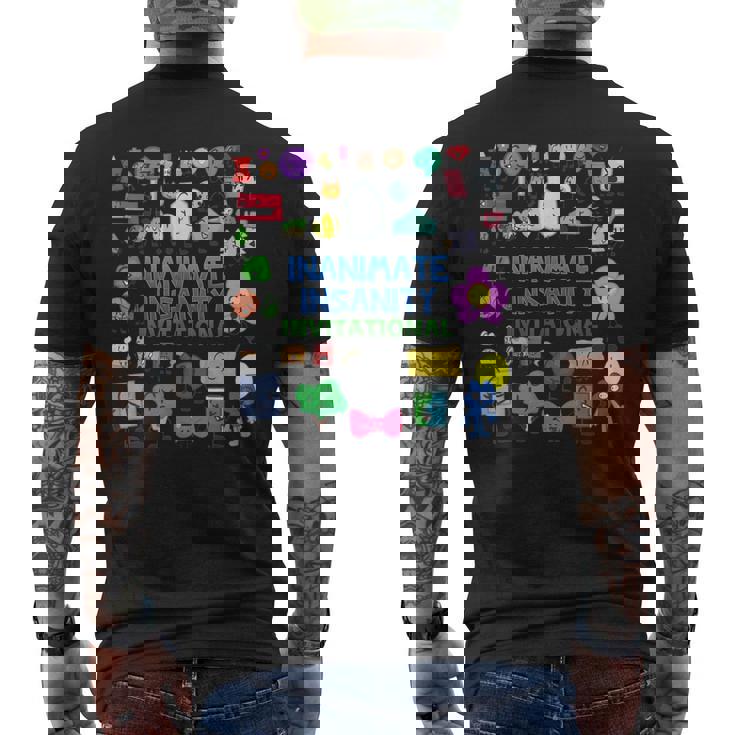 Creator Ink Inanimate Insanity Black And White Meme Men's T-shirt Back ...