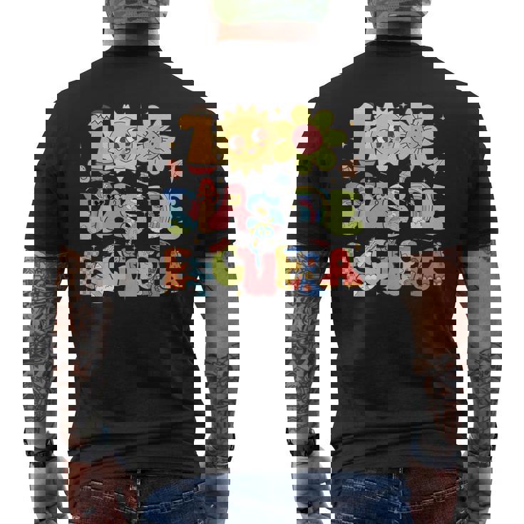 Feliz 100 Dias De Escuela Spanish Happy 100Th Day Of School Men's T ...