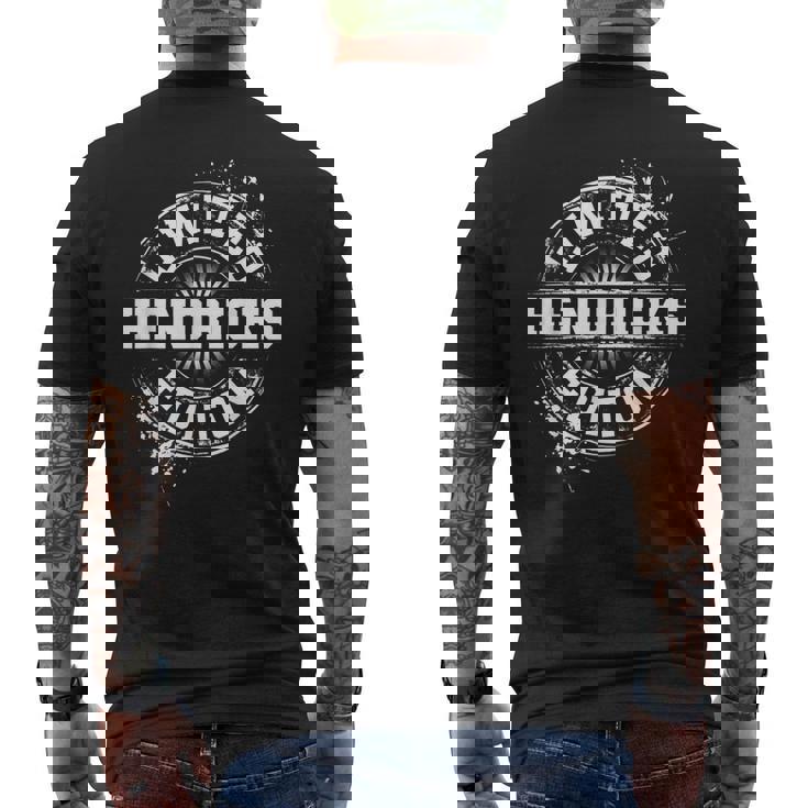 HENDRICKS Surname Family Tree Birthday Reunion Men's Back Print T-Shirt ...