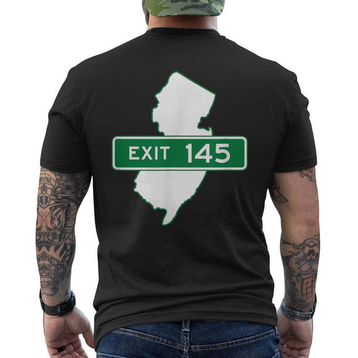 New Jersey NJ GSP Garden State Parkway Exit Sign 145 Men's Back Print T ...