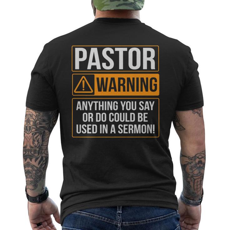 Pastor Warning Anything You Say Could Be Used In A Sermon Premium Men's ...