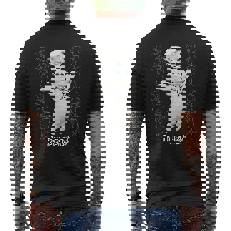 Pillsbury Doughboy The Dough Baking Costume Men's T-shirt Back Print ...