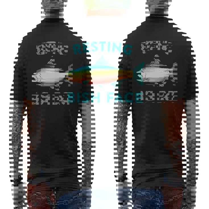 Resting Bish Face Fishing Meme Fish Pun Slang Phrase Premium Men's Back ...