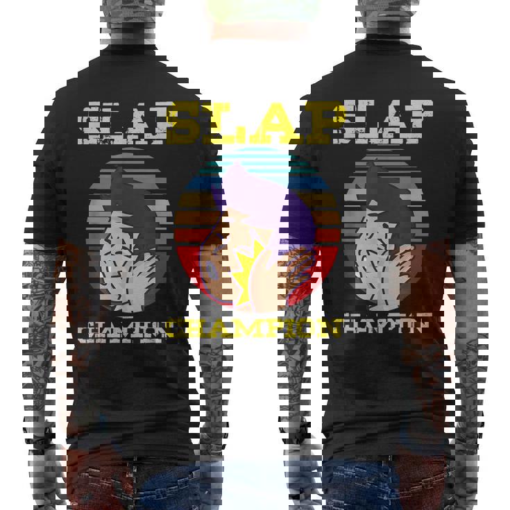 Retro Slap Champion Face Slapping Expert Master Competition Men's Back ...