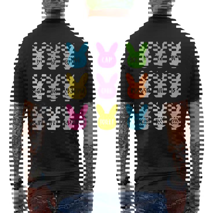 Skibidi Easter Egg Hunt Day No Cap Rizz Meme Easter Men's Back Print T ...