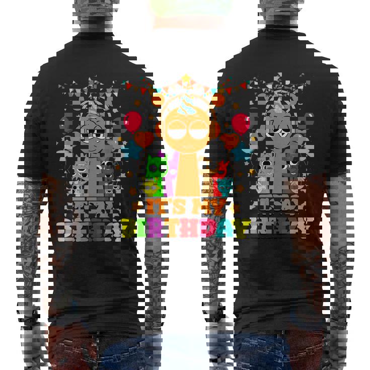 Sprunki Birthday It's My Birthday Sprunki Party Bday Theme T-Shirt | Mazezy