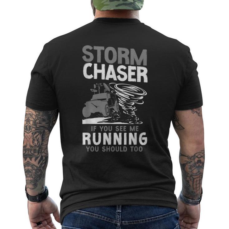 Storm Chaser Hurricane Meteorology Tornado Storm Chaser If Men's Back ...