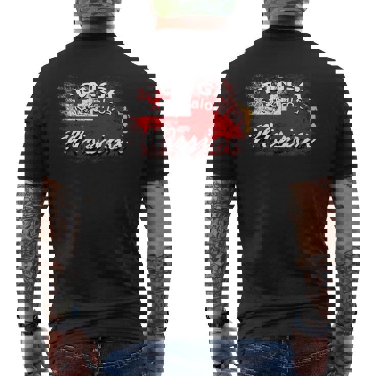 Tonga Nuku'Alofa Mormon LDS Mission Missionary Men's Back Print T-Shirt ...