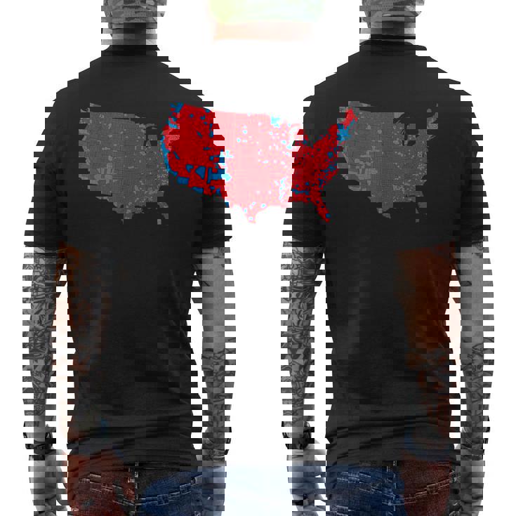 Usa Election Map 2024 President Trump Republican Red States Men's T ...