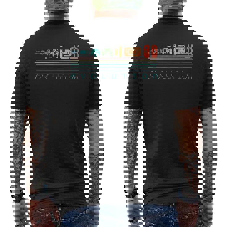 Video Game Controller Evolution 80S 90S Retro Gaming Gamer Men's T ...