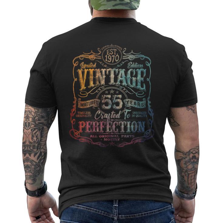Vintage 1970 Limited Edition Shirt 55 Year Old 55th Birthday Men's Back ...