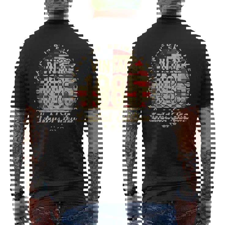 Vintage 1985 Limited Edition 40-Year-Old Usa Flag Men's T-shirt Back ...