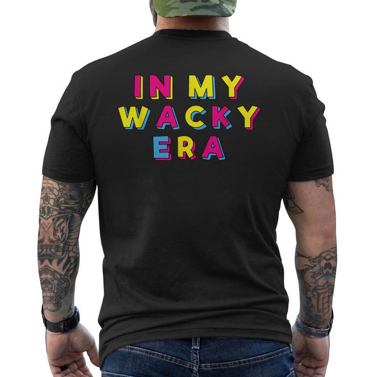 Wacky Clothes For Mismatch Day Men's T-shirt Back Print | Mazezy