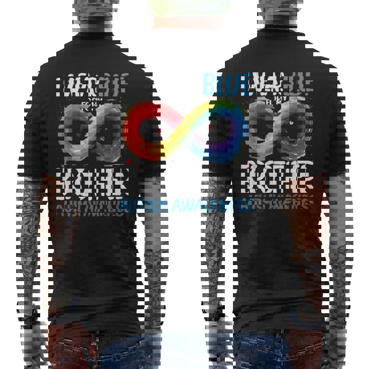 I Wear Blue For My Brother Autism Awareness Infinity Symbol Men's T ...
