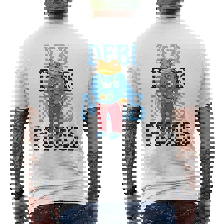 Dtmf Frog Puerto Rico Men's T-shirt Back Print - Thegiftio