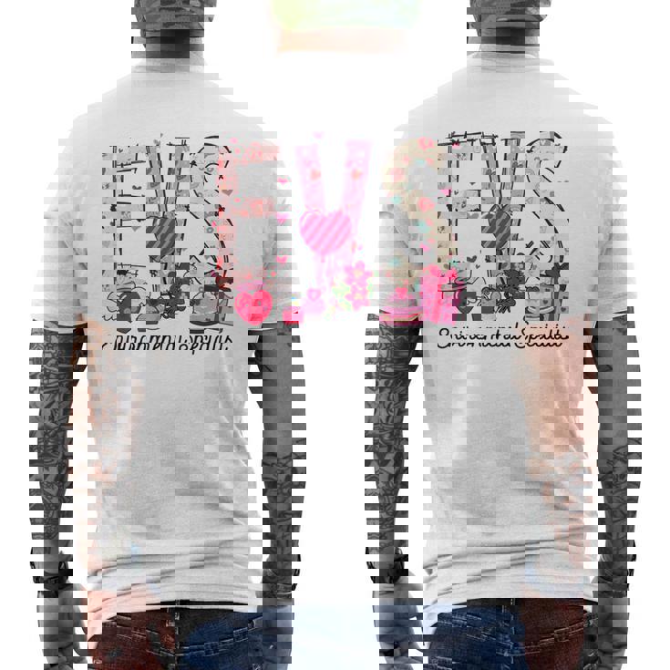 Environmental Specialist Evs Valentine's Day Men's T-shirt Back Print ...