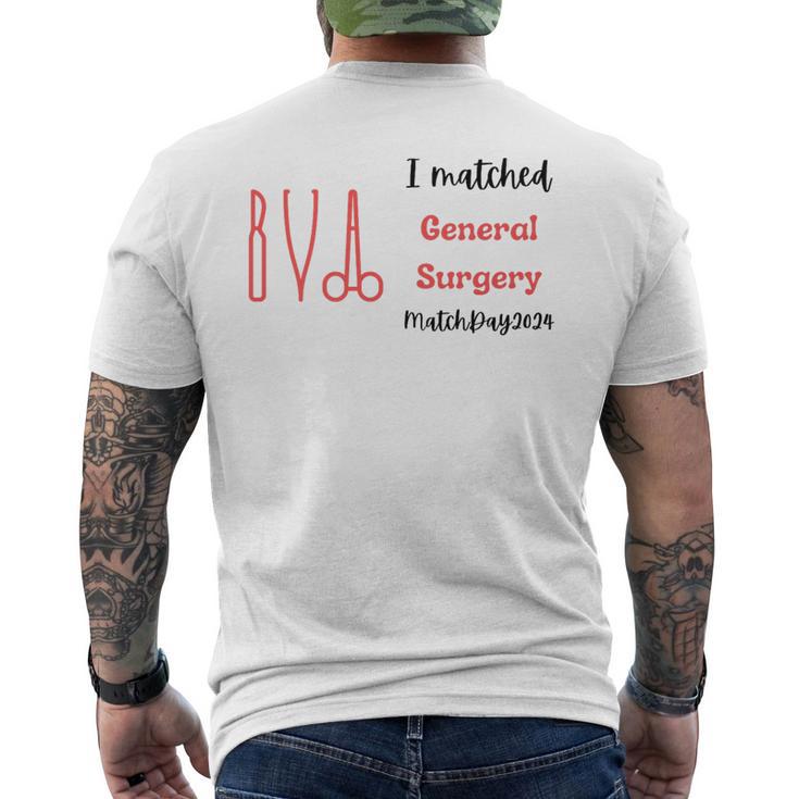 General Surgery Residency Match Day 2024 Premium Men's Back Print T ...
