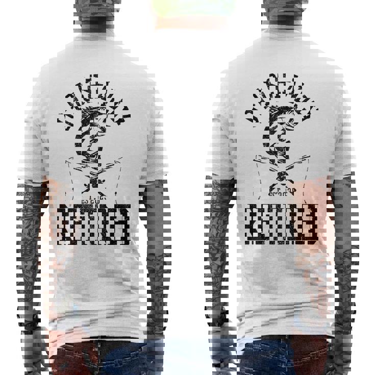 O Fishally Retired 2025 Fishing Retirement Riteree Fishermen Men's T ...