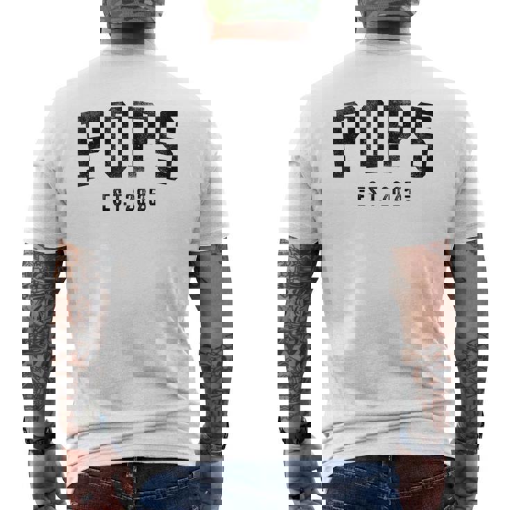 Pops Est 2025 Soon To Be Pops Classic Bold Font Men's Grey Small ...