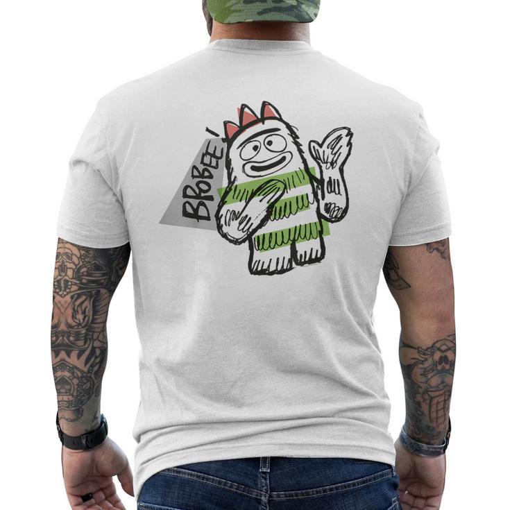 Yo Gabba Gabba Sketch Brobee Men's Back Print T-Shirt - Monsterry