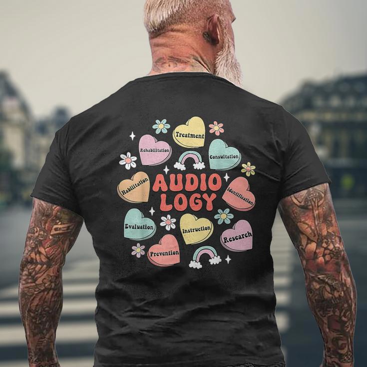 Audiologist Valentine's Day Candy Heart Ent Doctor Audiology Men's Back ...