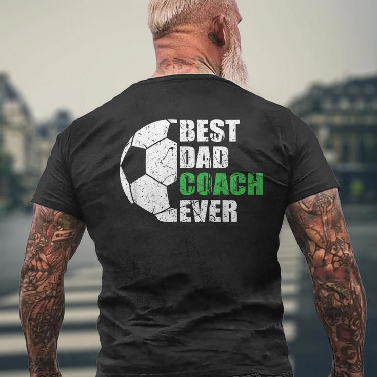 Best Soccer Dad Coach Ever Retro Father Soccer Coach Dad Men's Back ...