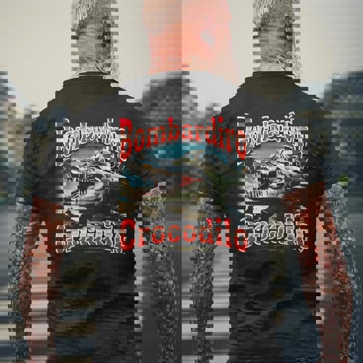 Bombardiro Bombardino Crocodilo Italian Brainrot Meme Men's T-shirt ...