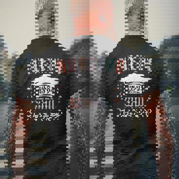 Nursing School Survivor BSN 2024 Graduate BSN Graduation Men's Back ...