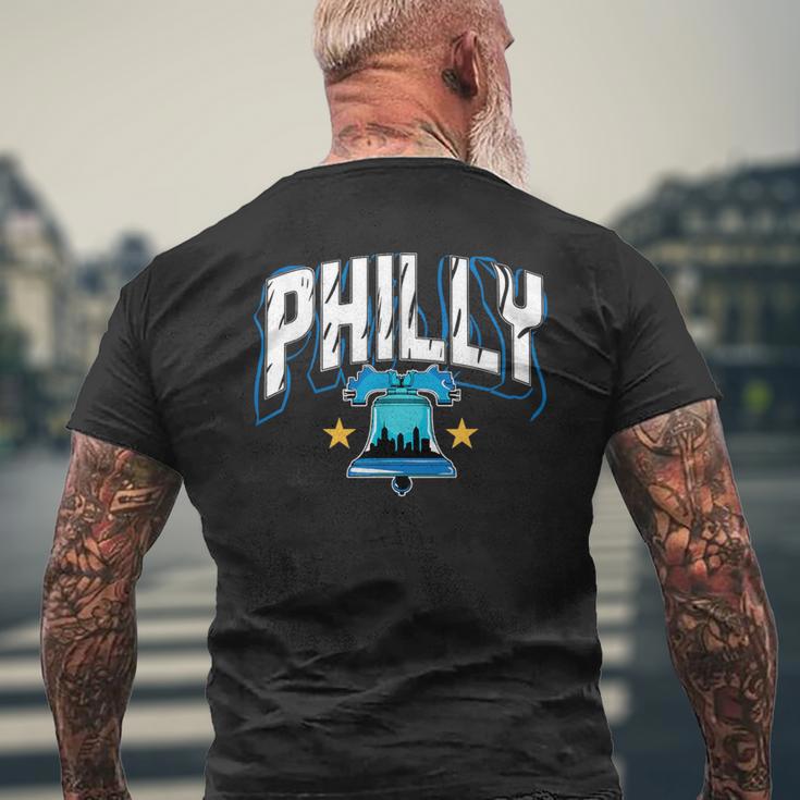 Philadelphia Philly Throwback Retro Men's T-shirt Back Print | Mazezy