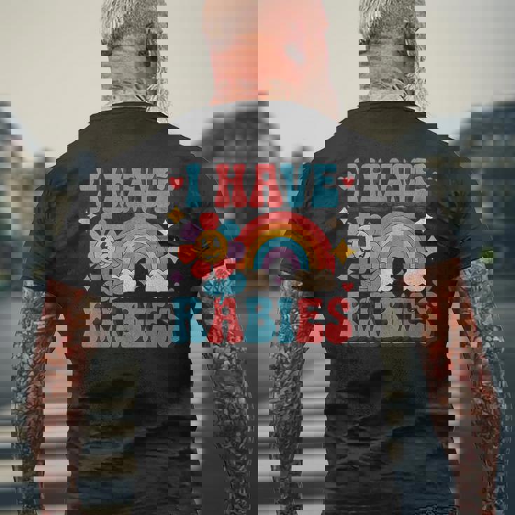 I Have Rabies Classic Men's T-shirt Back Print | Mazezy