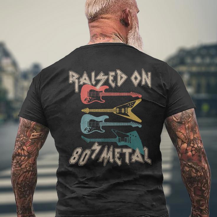 Raised On 80s Metal 80s Rock Hair Bands Metal Music Fans Men's Back ...